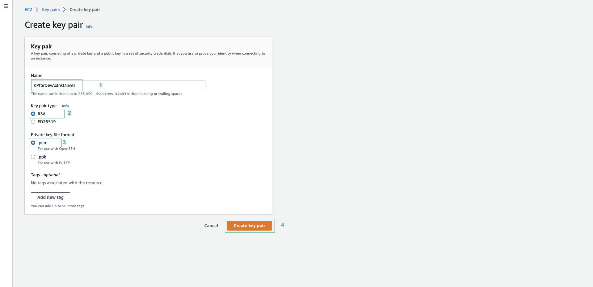 Create Key Pair :: AWS KMS WORKSHOP Create Key Pair :: AWS KMS WORKSHOP